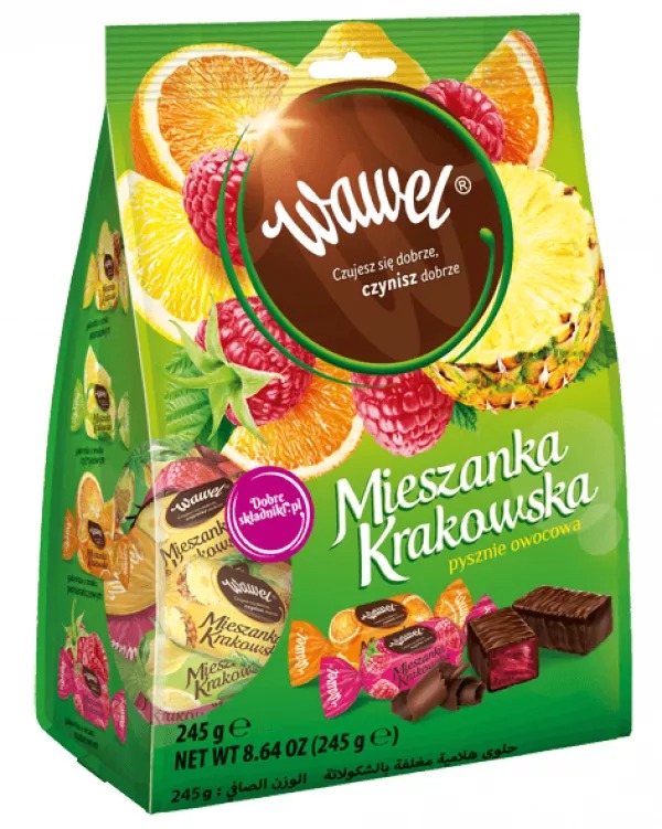 Wawel Mix Gelées au chocolat 245g | Reksio.fr